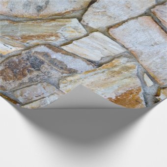 Rock Wall Texture Photo on Wrapping Paper | Zazzle