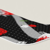 Rockabilly Retro Roller Skating Pattern License Plate Frame | Zazzle