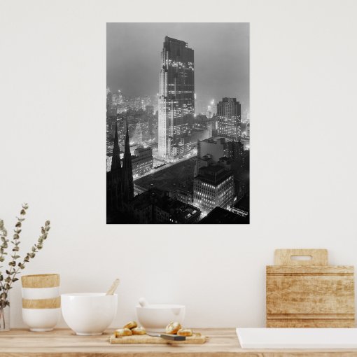 Rockefeller Center 1933 Poster | Zazzle