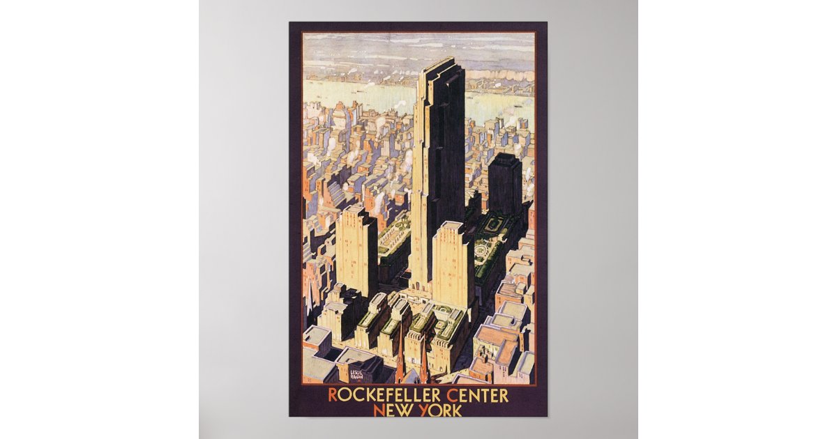Rockefeller Center New York Poster | Zazzle