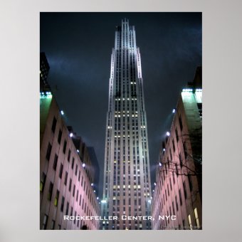 Rockefeller Center Poster | Zazzle