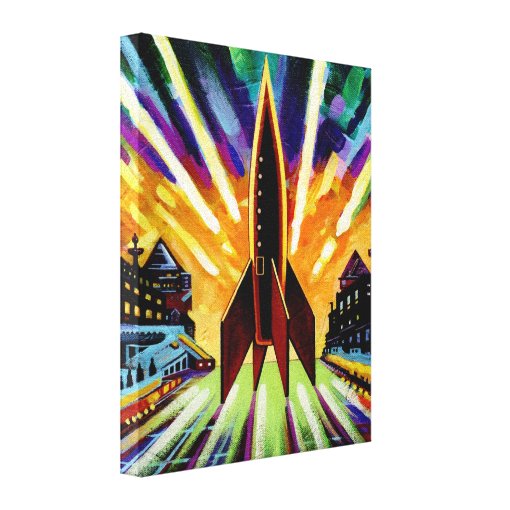 Rocket #25 canvas print | Zazzle