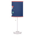 Rocket Blast Off Outer Space, Kids Personalized Table Lamp | Zazzle