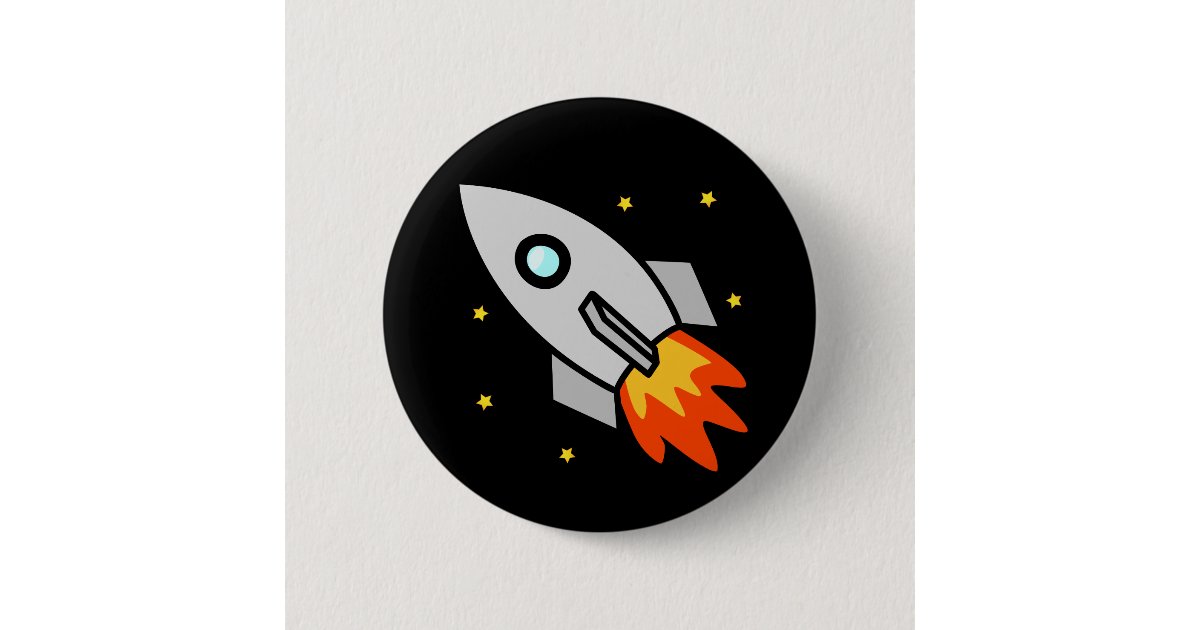 Rocket Button | Zazzle