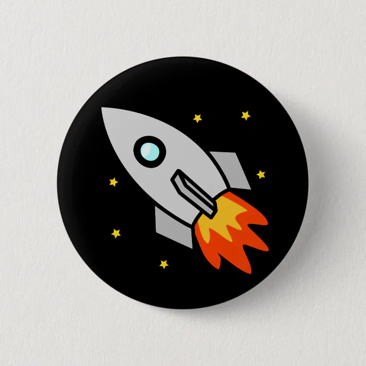 Rocket Button | Zazzle
