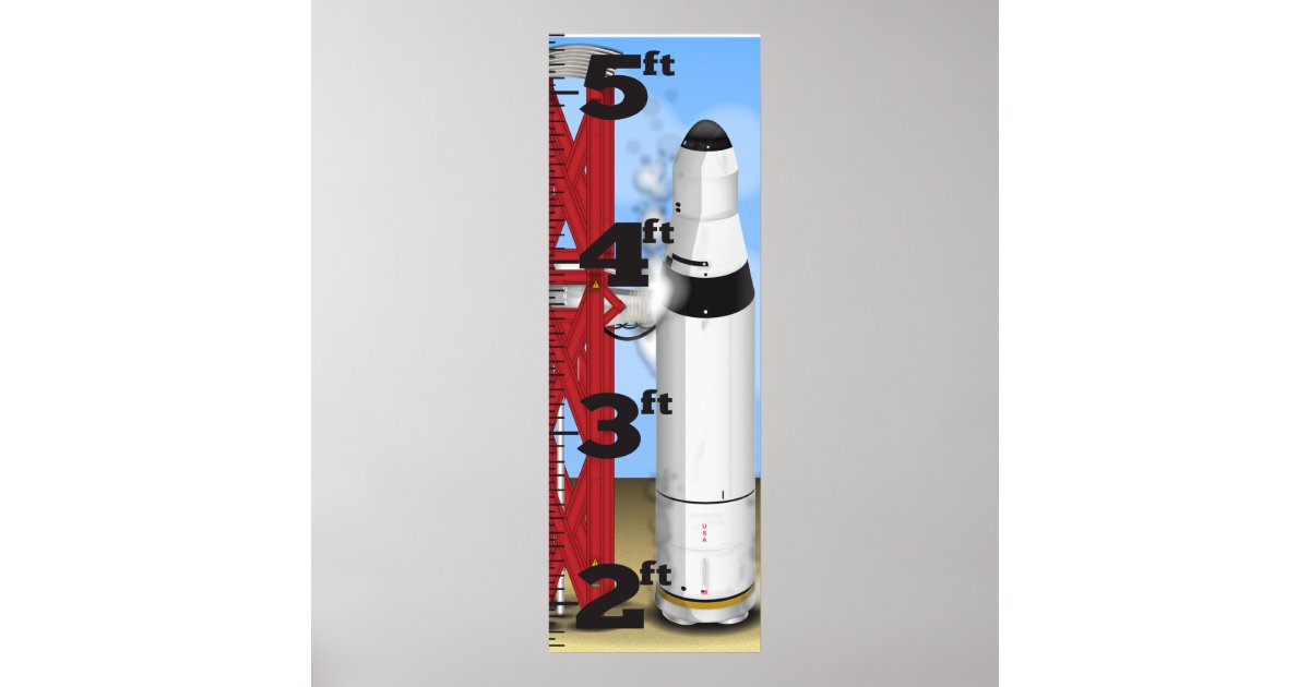 Rocket Countdown Launch Growth Chart | Zazzle