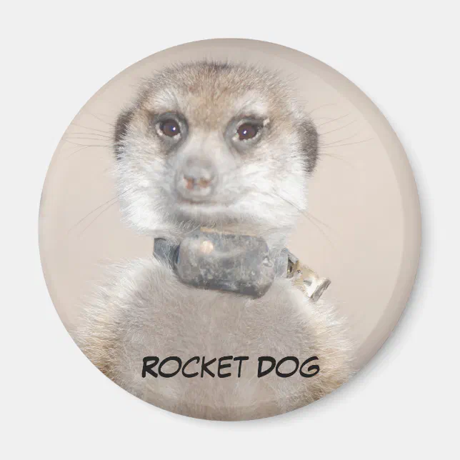 Rocket Dog Magnet | Zazzle