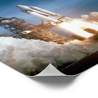 Rocket Launch Poster | Zazzle