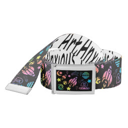 Rocket Ship in Outer Space Belt | Zazzle