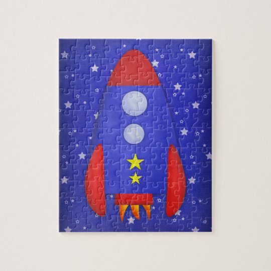 Rocket Ship Puzzle | Zazzle.com