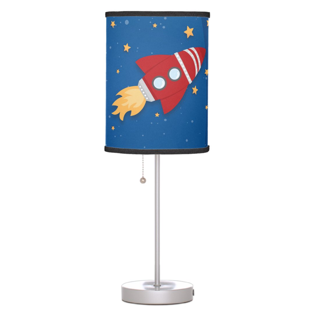 Rocket Ship Table Lamp | Zazzle