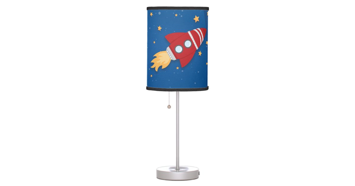 Rocket Ship Table Lamp | Zazzle