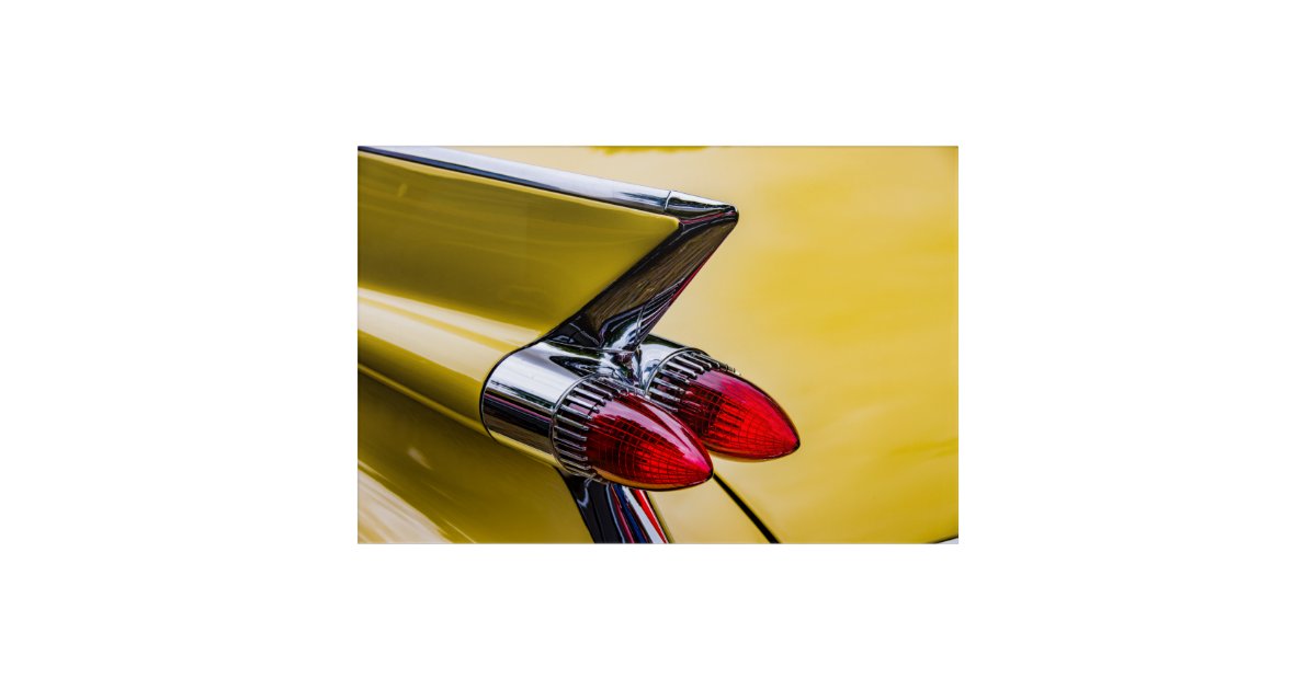 Rocket tail lights acrylic print | Zazzle