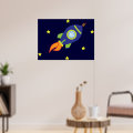 Rocketship Poster | Zazzle