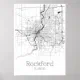 Rockford Map - Illinois - City Map Poster | Zazzle