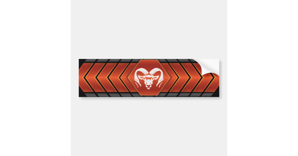 Rockford Rams #2 Bumper Sticker | Zazzle