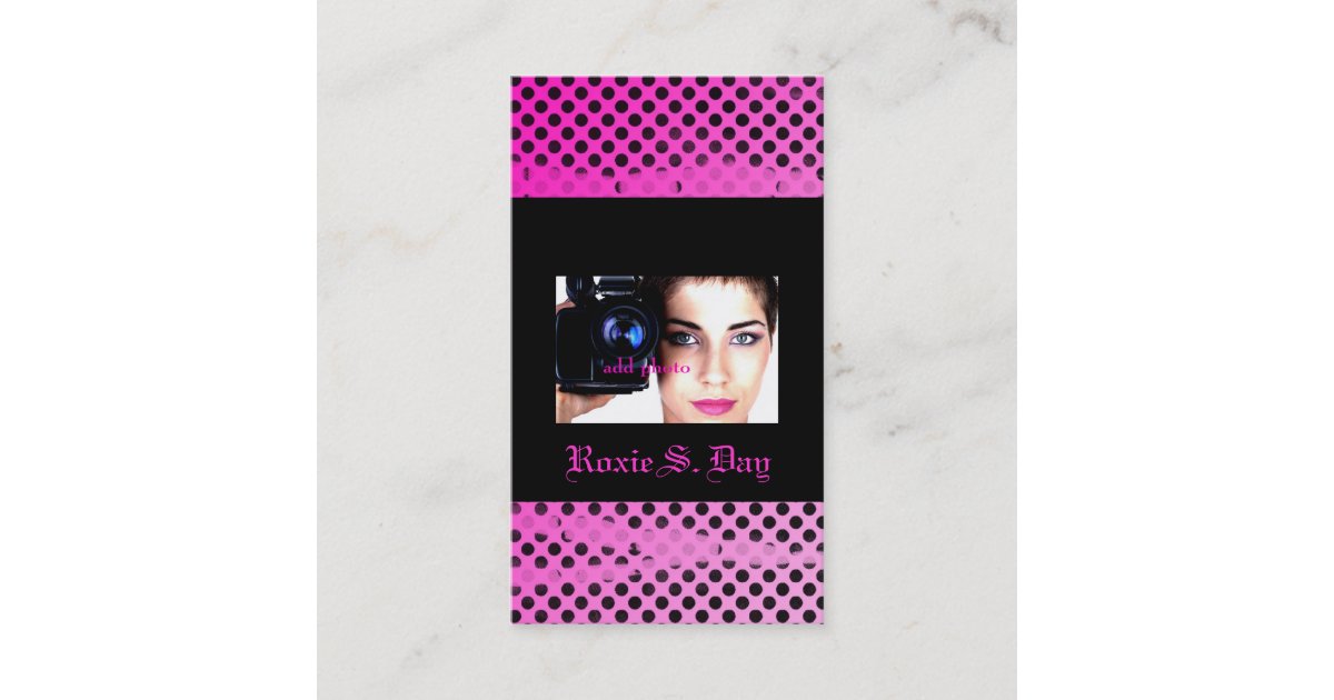ROCKIN' GRUNGE ROCKSTAR BUSINESS CARD | Zazzle