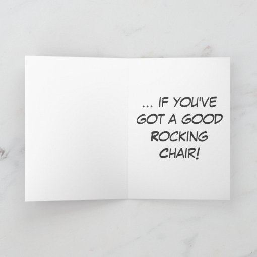 Rocking 50th Birthday Card | Zazzle