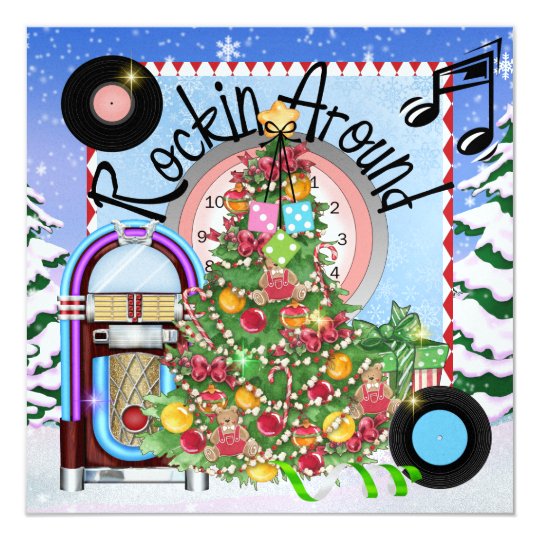 Rocking Christmas Party - SRF Invitation | Zazzle.com