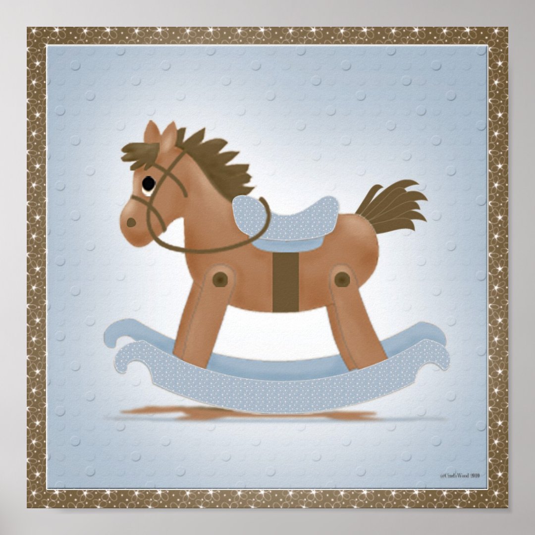 Rocking Horse Poster | Zazzle