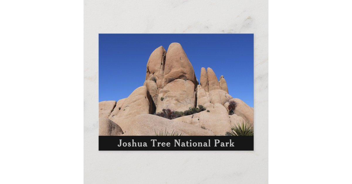 Rocks at Joshua Tree National Park Postcard | Zazzle