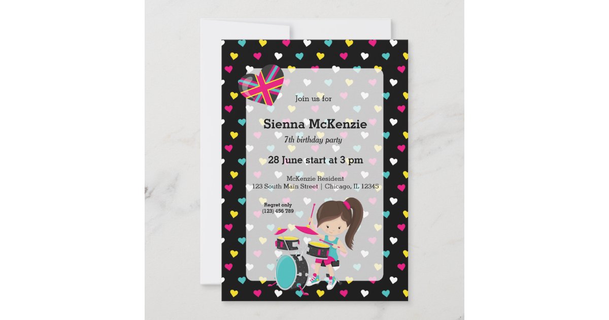 Rockstar party invitation | Zazzle