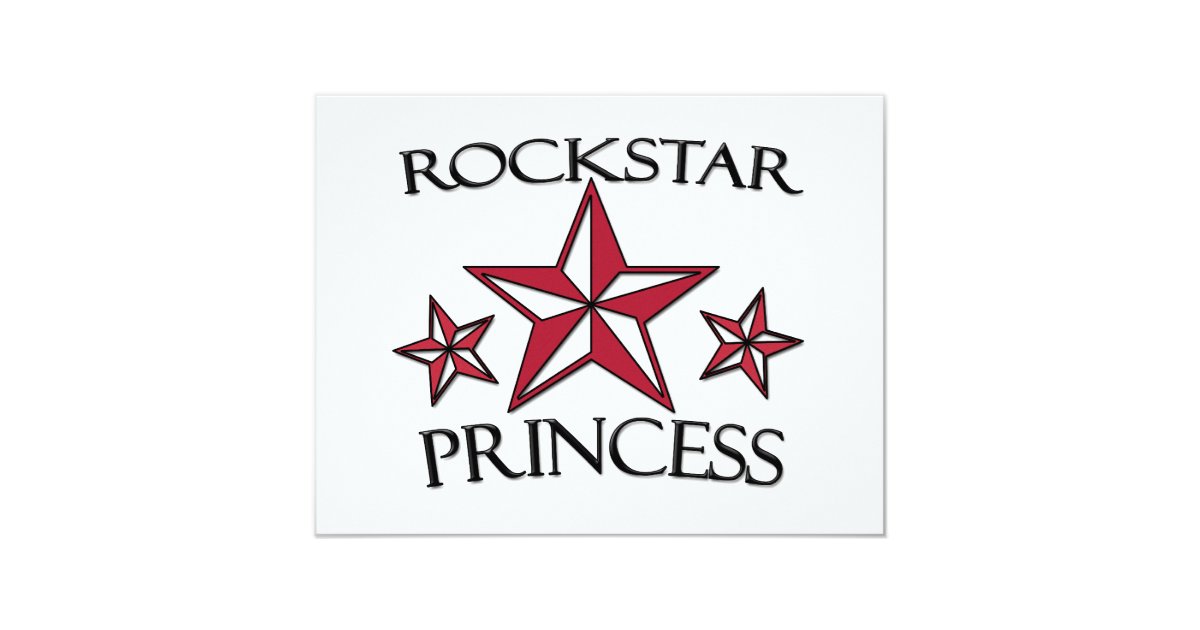 Rockstar Princess Card | Zazzle