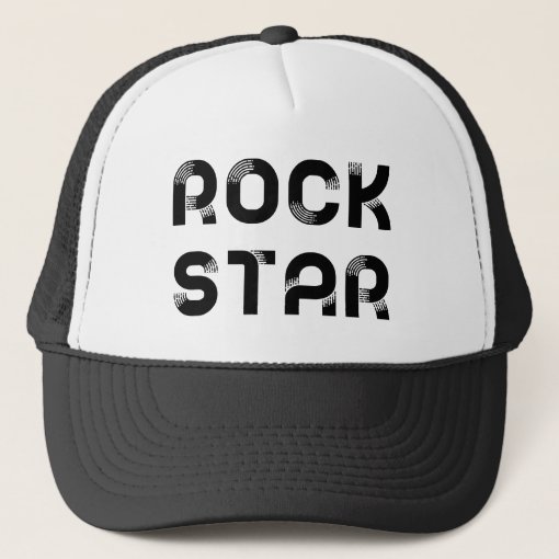 Rockstar Trucker Hat | Zazzle