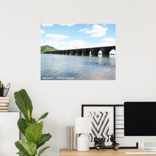 Rockville Stone Masonry Arch Railway Bridge Poster | Zazzle