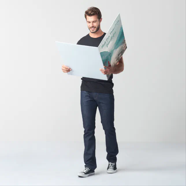 Rocky Beach Pastor Appreciation From Us Giant Card | Zazzle