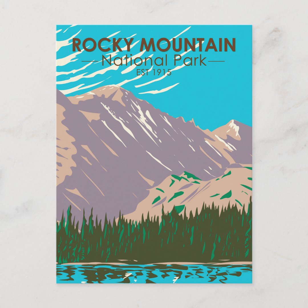 Rocky Mountain National Park Colorado Bear Lake Postcard | Zazzle