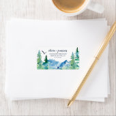 Rocky Mountain Return Address Label | Zazzle