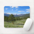 Rocky Mountain View Scenic Landscape Mouse Pad | Zazzle
