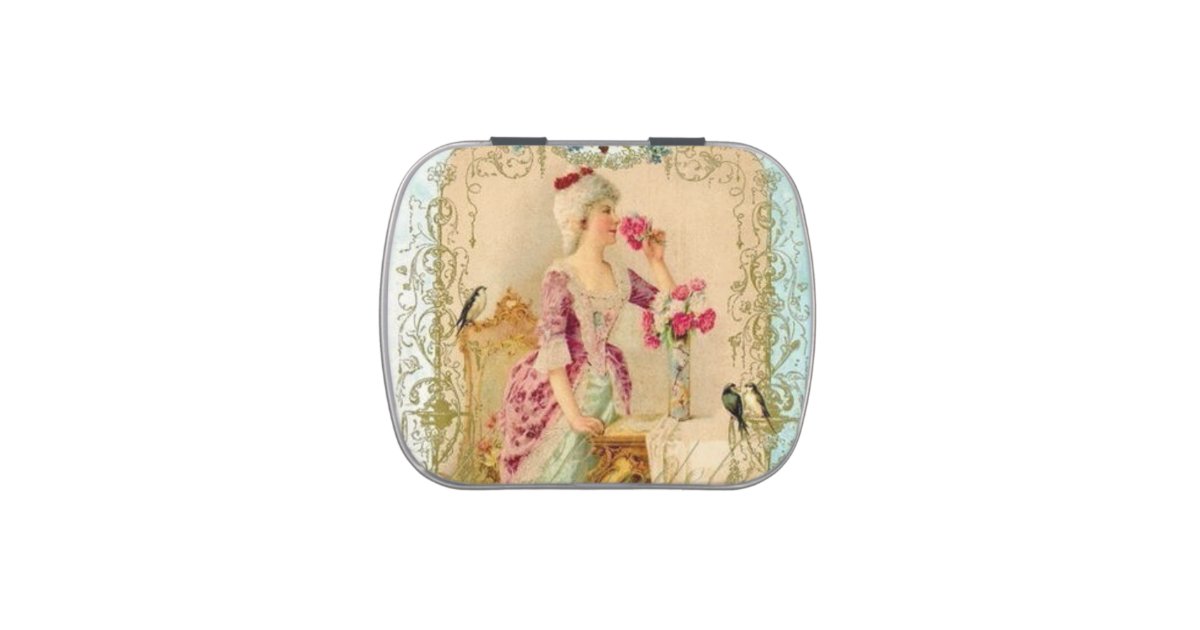 Rococo Princess Candy Tin | Zazzle