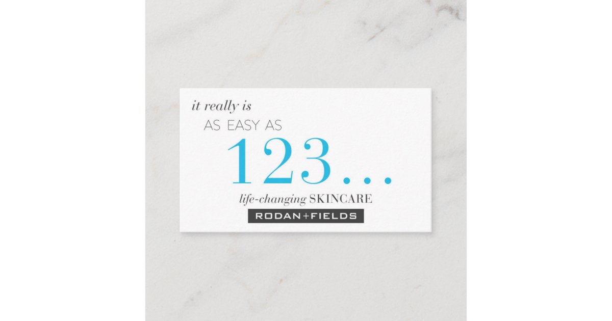 Rodan and Fields Sample Cards | Zazzle