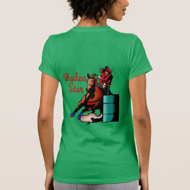 Rodeo Barrel Racing T-Shirt | Zazzle