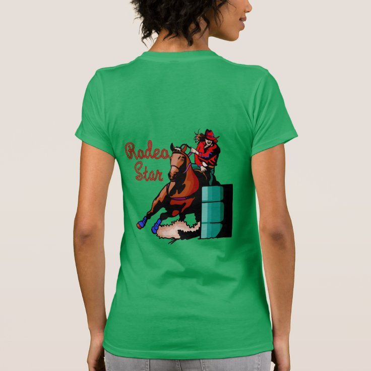 Rodeo Barrel Racing T-Shirt | Zazzle