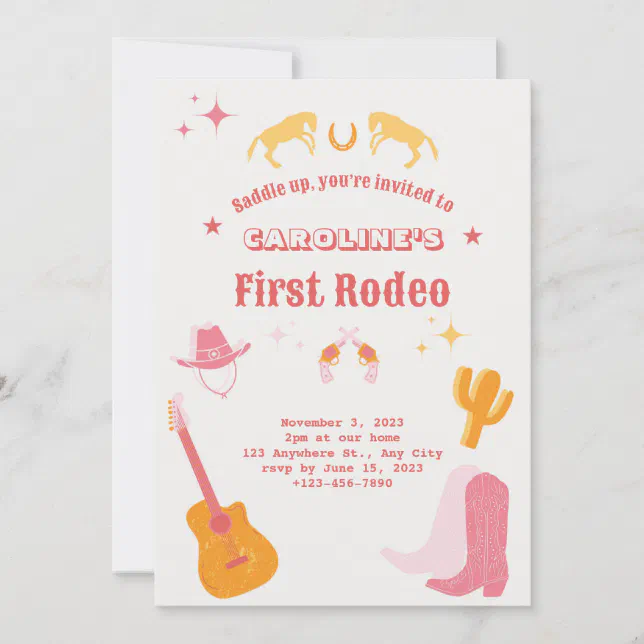 Rodeo Birthday Invitation | Zazzle