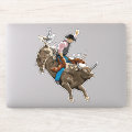 Rodeo bull rider sticker | Zazzle