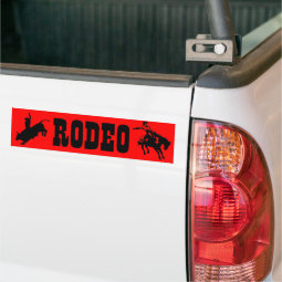 RODEO BUMPER STICKER | Zazzle