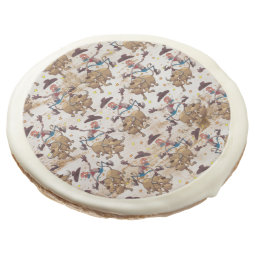 Rodeo Cowboy Bull Riding Country Western Sugar Cookie | Zazzle
