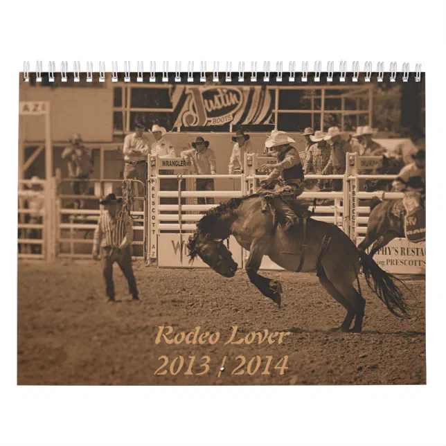 Rodeo Cowboy Calendar | Zazzle