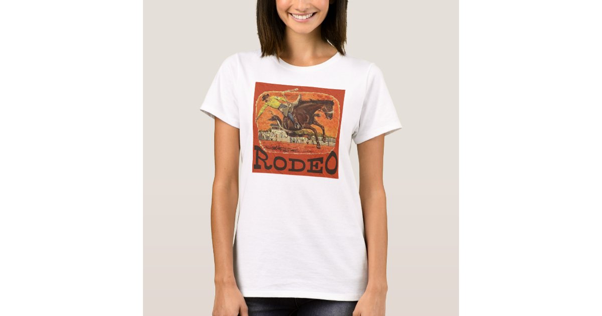 Rodeo Cowboy T-Shirt | Zazzle