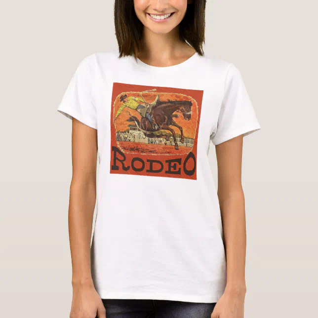 Rodeo Cowboy T-Shirt | Zazzle