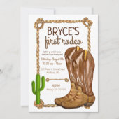 Rodeo First Birthday Invitation | Zazzle