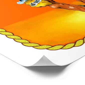 Rodeo Goat Roper Poster | Zazzle