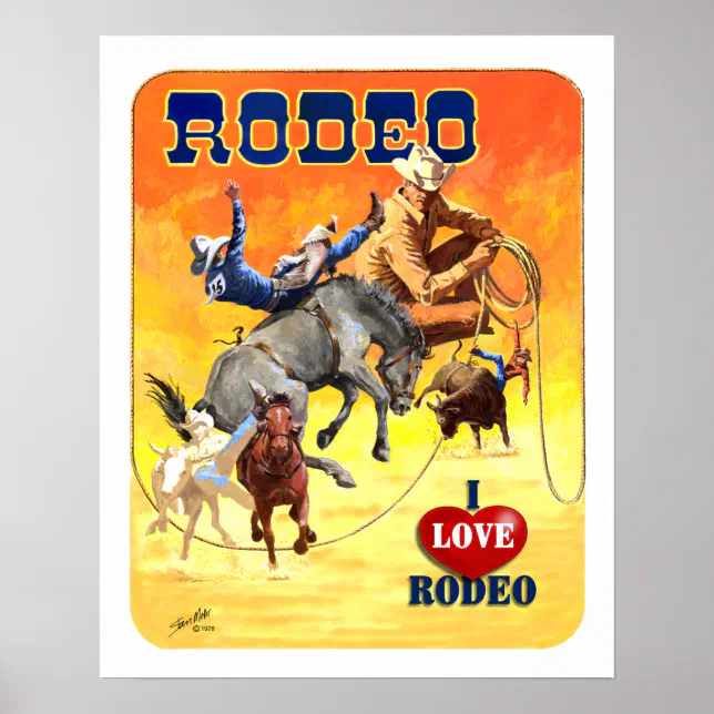 Rodeo Montage Poster | Zazzle