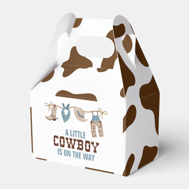 Rodeo Western Cowboy Baby Shower Favor Boxes | Zazzle
