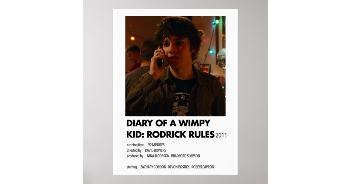 Rodrick Rules Poster | Zazzle