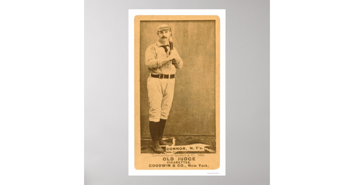 Roger Connor Baseball 1887 Poster | Zazzle